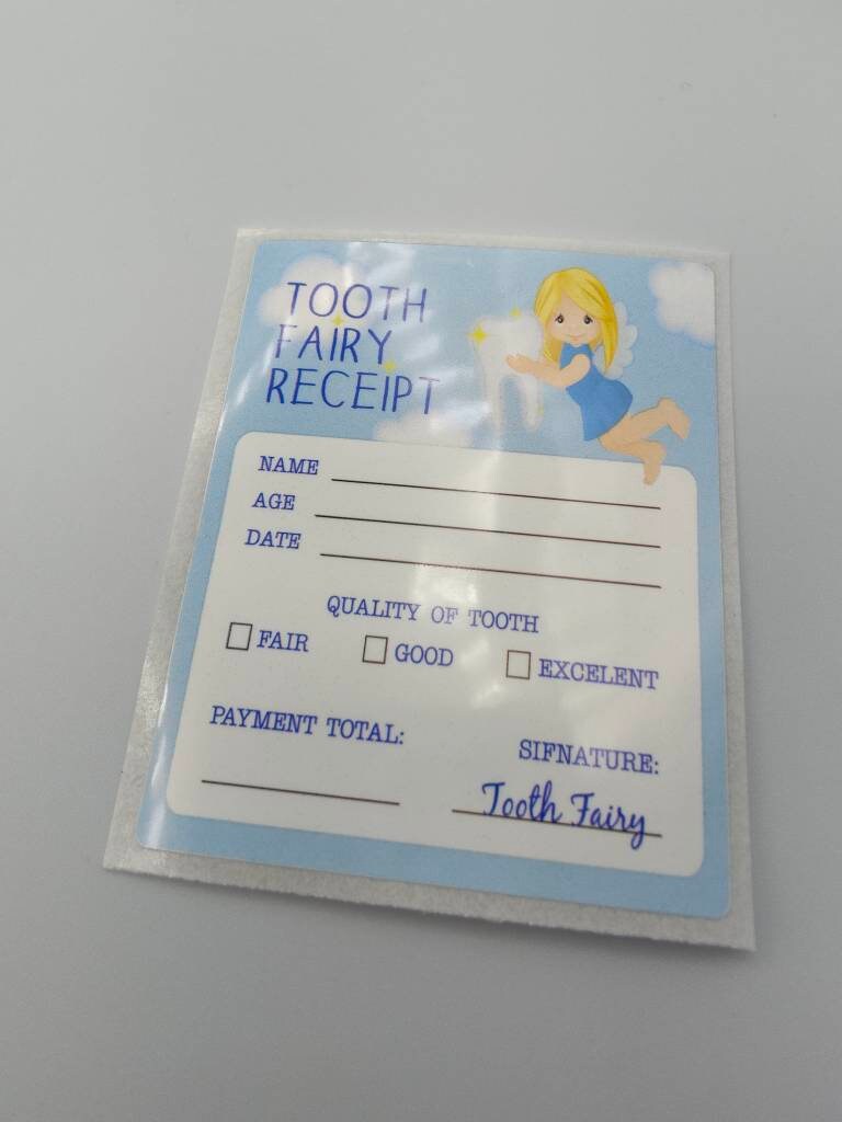 Tooth Fairy Receipt, White Envelopes, School Children, Nursery, Teeth ...