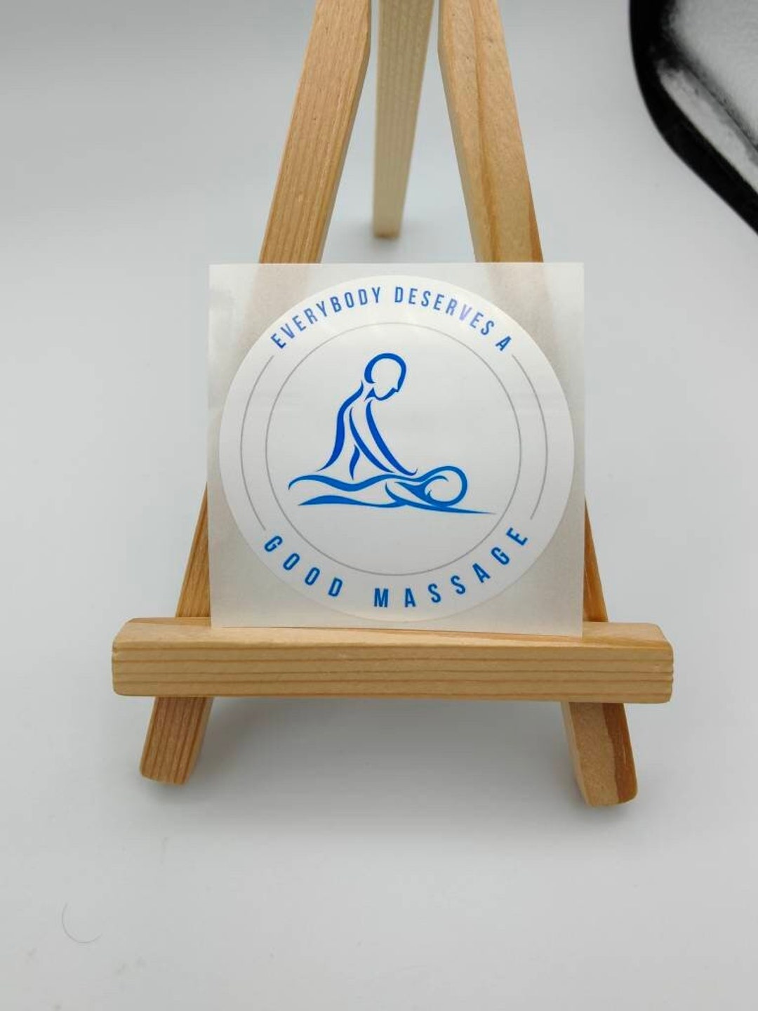 4 Sizes, Everybody Deserves A Good Massage, Business Stickers ...