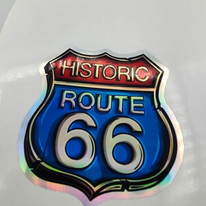 Route 66 Highway Stickers, Labels, Decals, Americana, Decals, Laptop ...