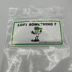 Lost Your Marbles, Practical Joke Labels, Christmas Joke, White Poly ...