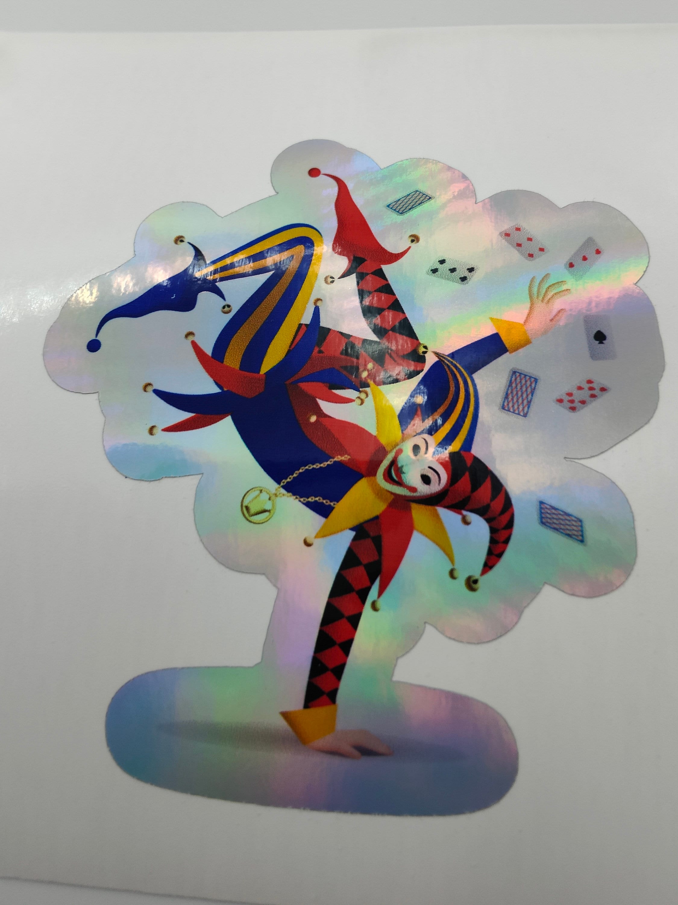 Jester Clown Sticker Labels Decals Court Jester Stickers - Etsy