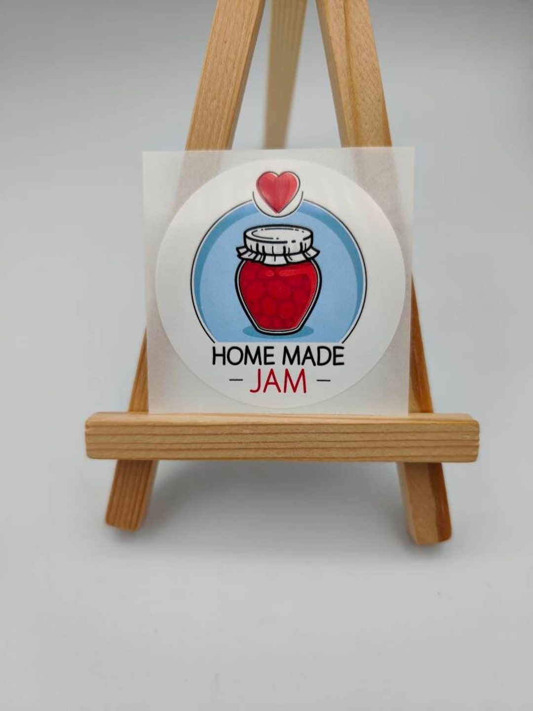 Homemade Jam, Farm Stickers, White Premium Satin Gloss Poly, Packaging ...