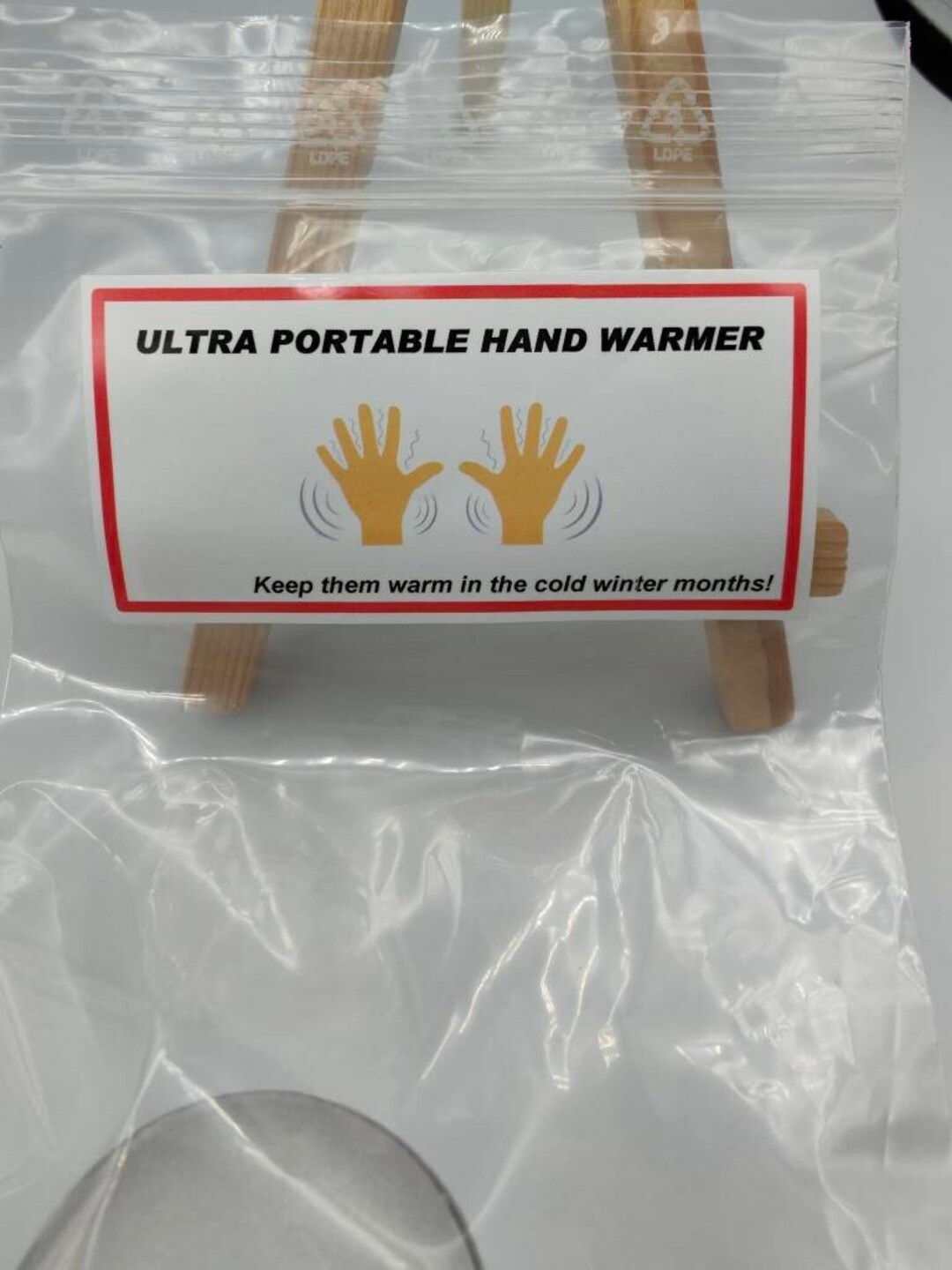 Ultra-portable Hand Warmer, Practical Joke Labels, Christmas Joke ...