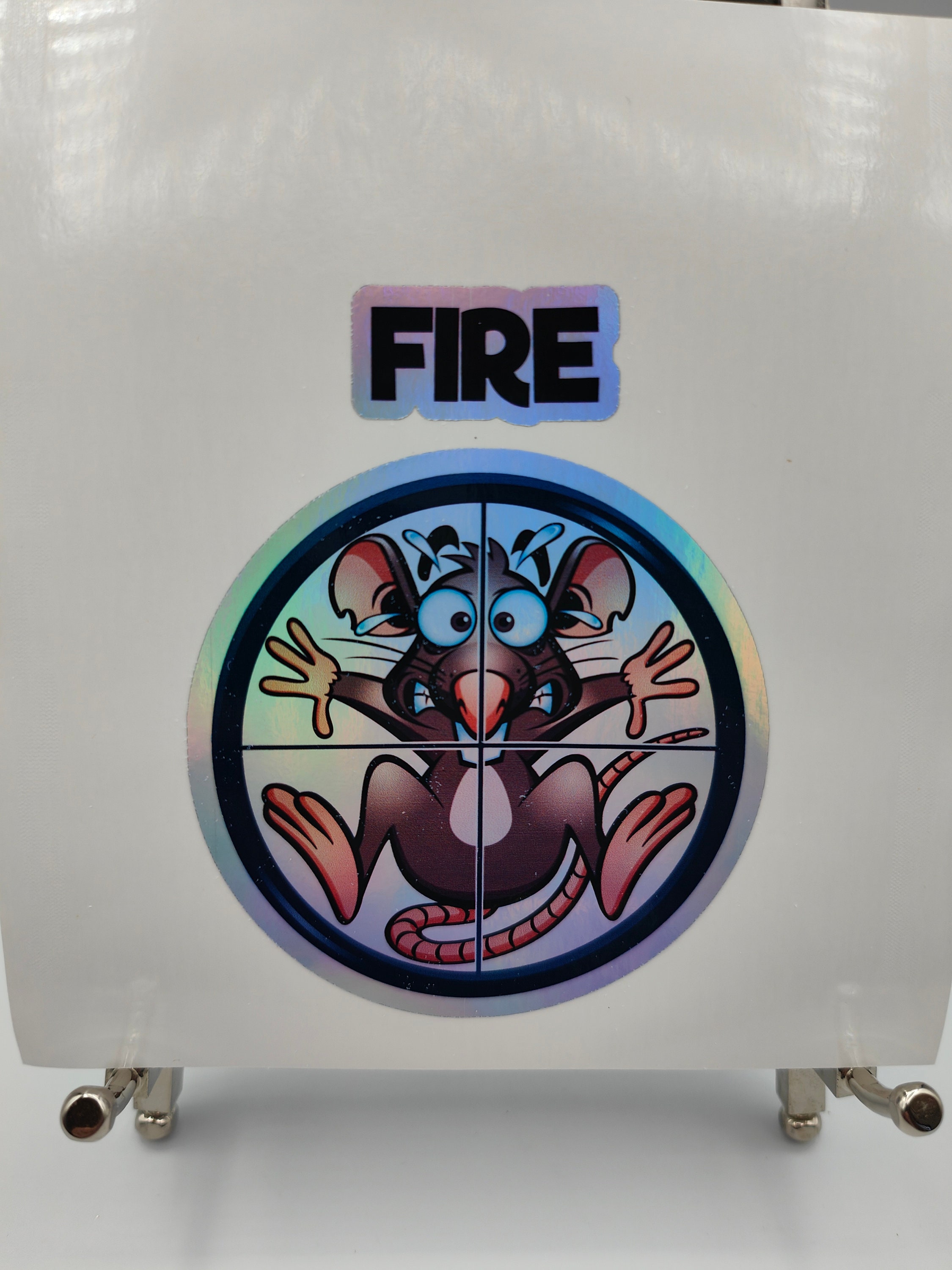 Crosshairs Rat Funny Sticker Labels Decals Stickers - Etsy