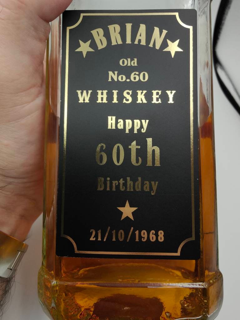 Spirit Bottle Labels Personalised Custom Bottle Labels - Etsy