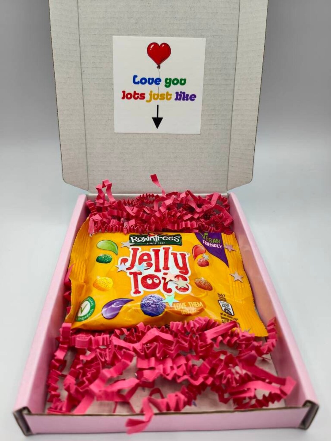 Love You Lots Just Like Jelly Tots, Treat Box With 42g Pack of Jelly ...