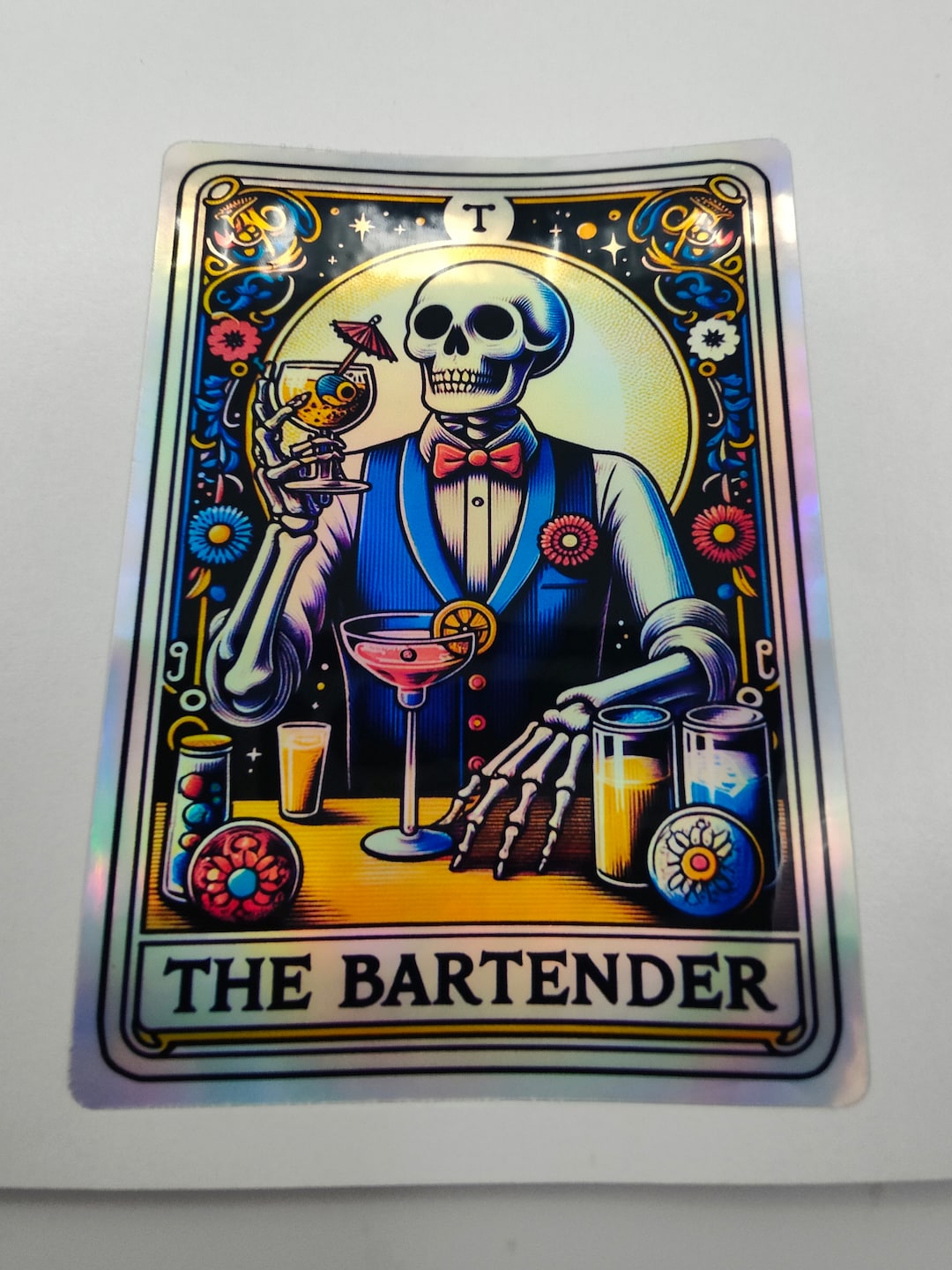 The Bartender Tarot, Drinks Maker, Cocktails, Holographic Stickers ...