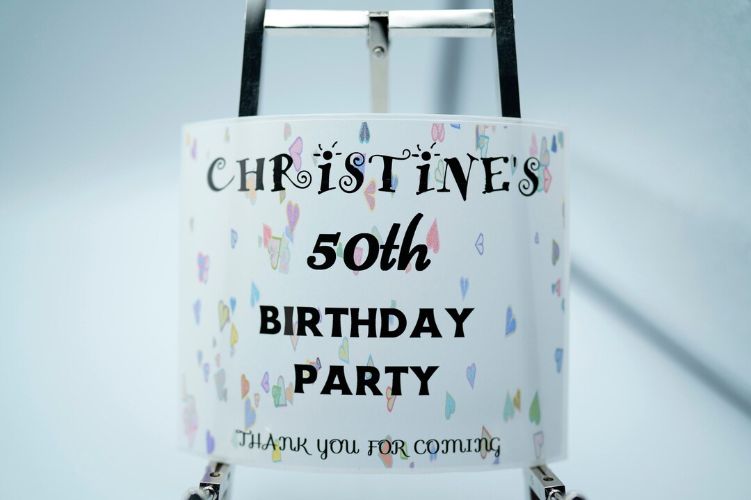 Personalised Birthday Party Labels, Party Bag Labels Stickers, Happy ...