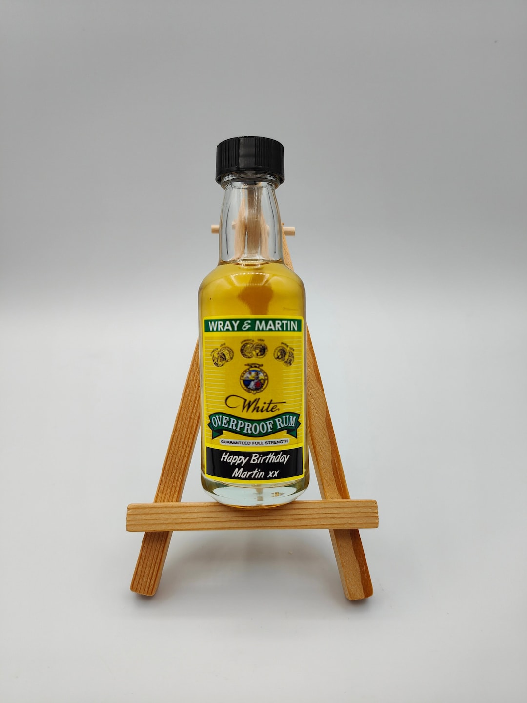 Mini Wray & Nephew Label, Personalised, Custom Label, Birthday, Special ...