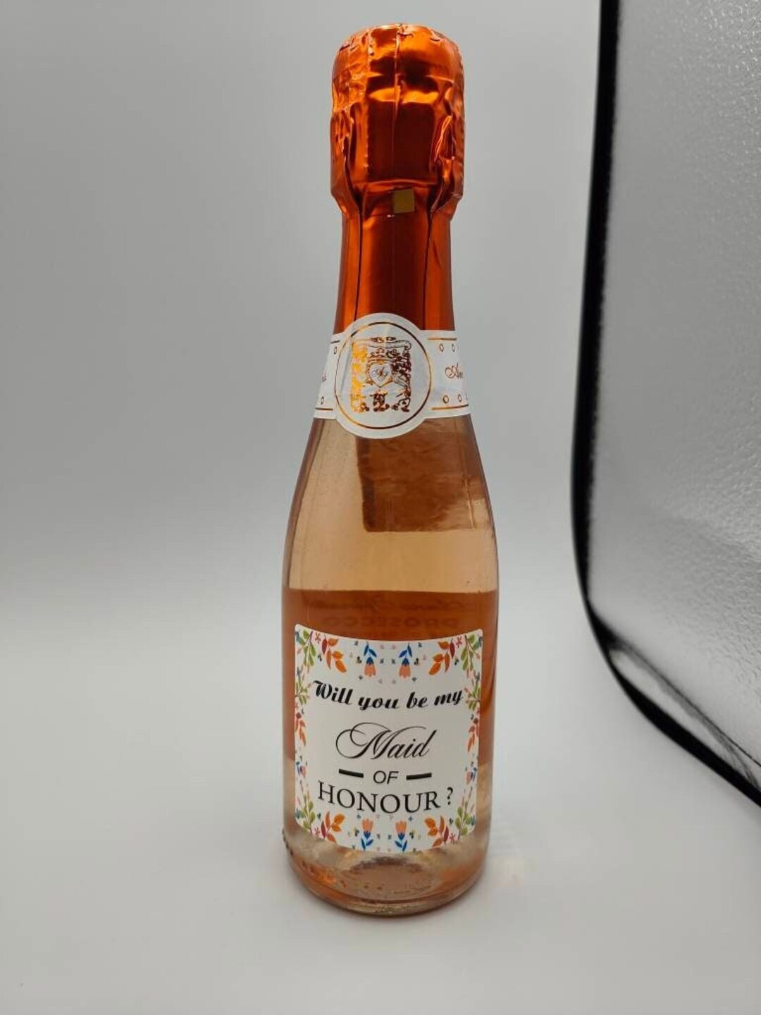 Will You Be My Maid of Honour? Mini Champagne Bottles, Prosecco Bottle ...