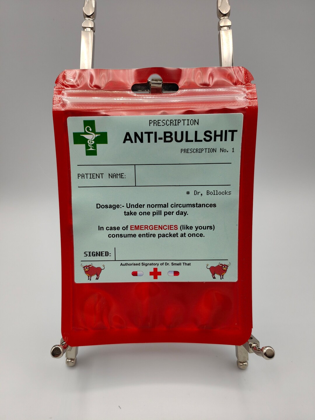 Joke Prescription Anti Bullshit, Fill Your Own, Sweets, Fun, Talk Crap ...