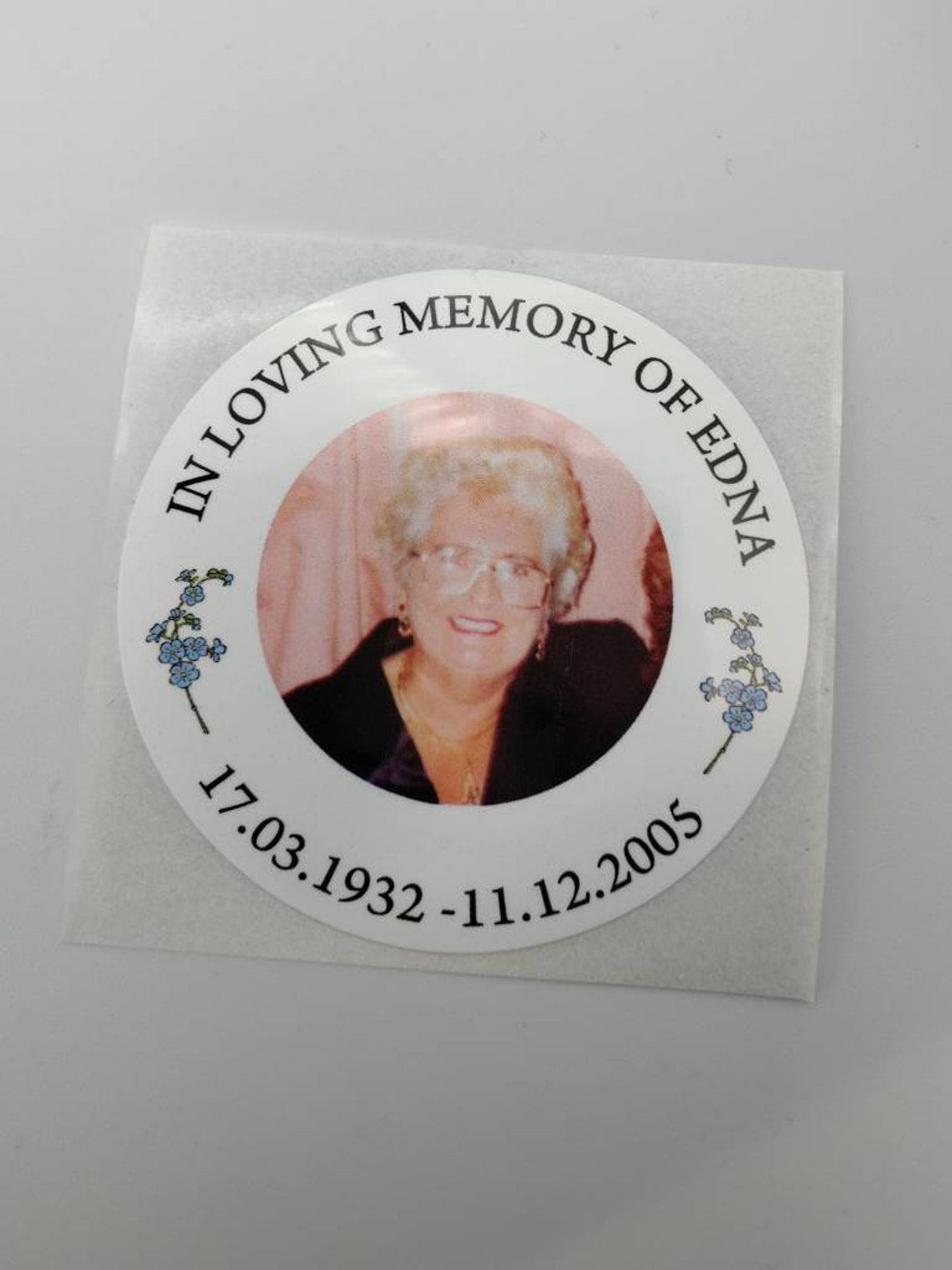 In Loving Memory Of, Funeral Stickers, Memorial Stickers, Photo ...