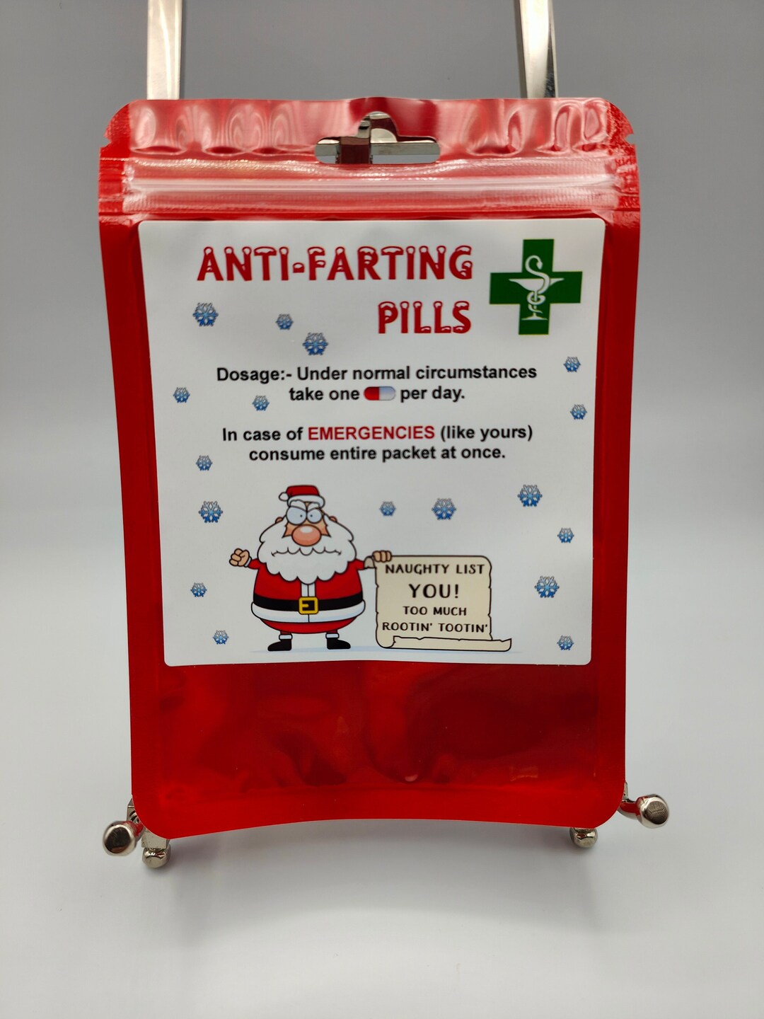 Xmas Joke Anti Farting Pills, Fill Your Own, Sweets, Fun, Flatulence ...
