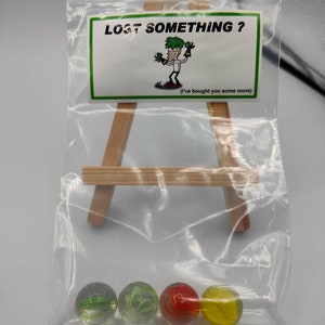 Lost Your Marbles, Practical Joke Labels, Christmas Joke, White Poly ...
