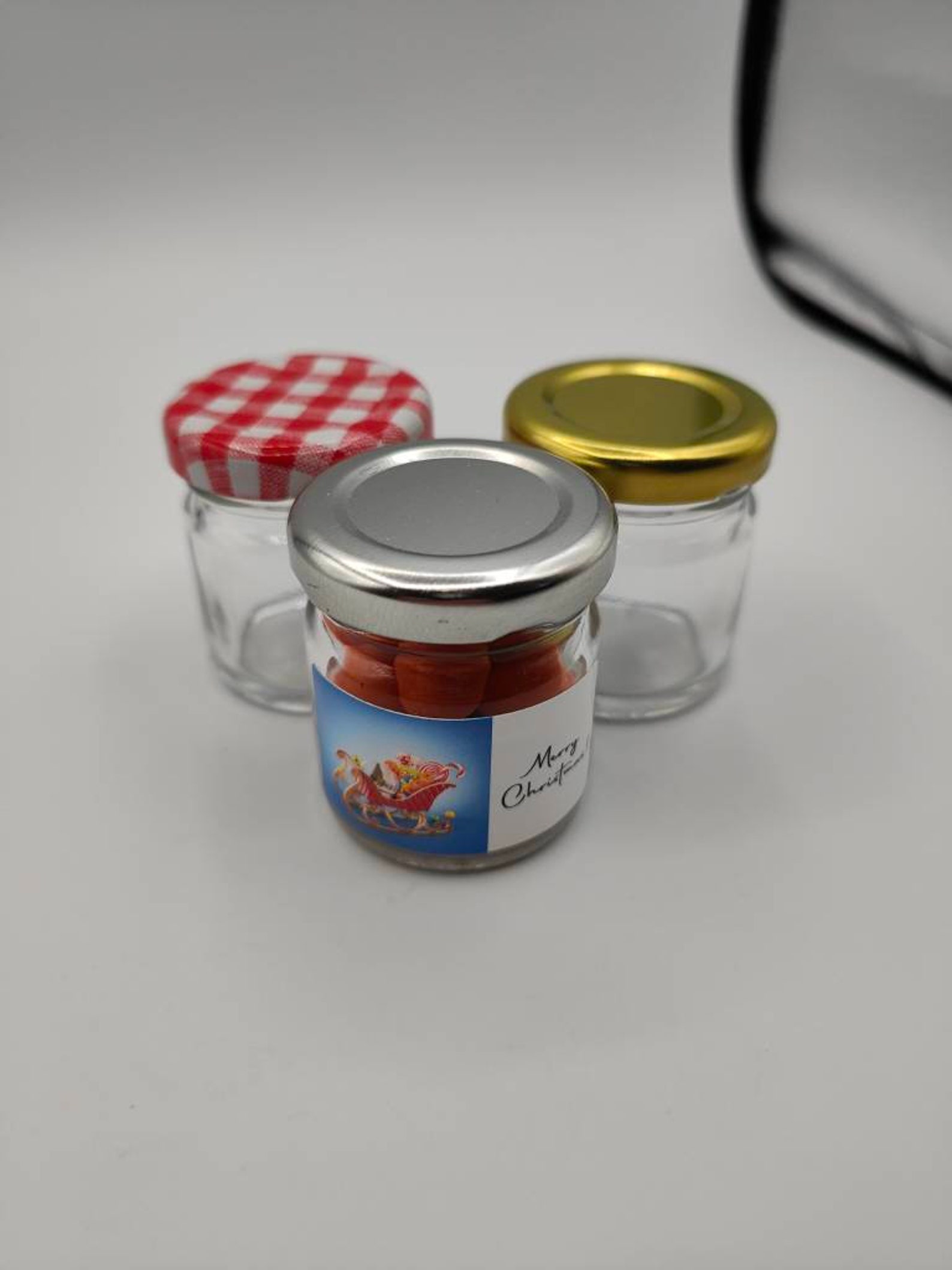 Thank You For, Mini Jam Jar Labels, Honey, Marmalade, Butter, Nutella ...