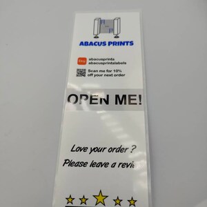 Package Box Seal Label Stickers, Custom, Personalised , Promotional ...
