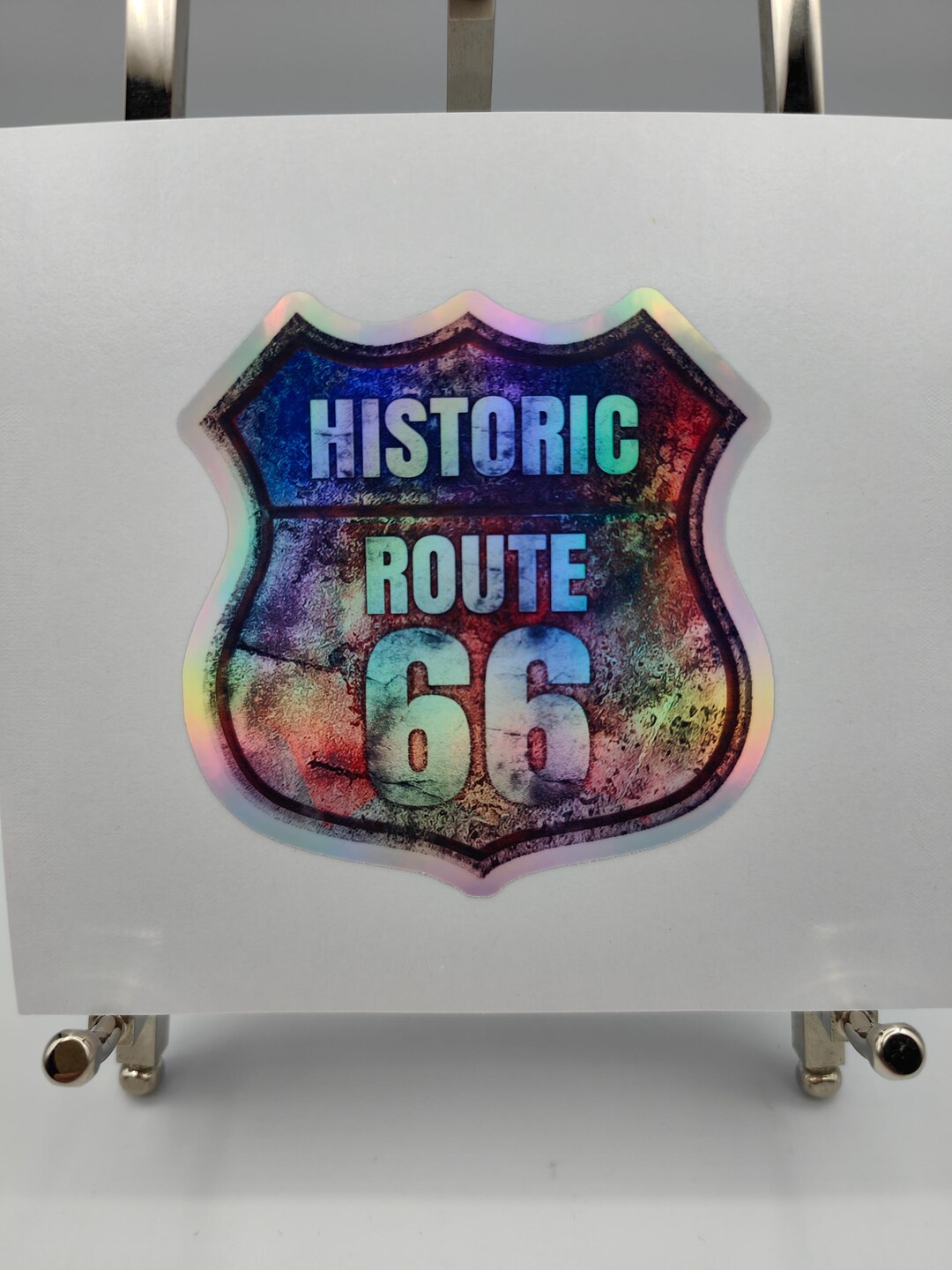 Historic Route 66 Interstate Road Sign, Travel Sticker, Labels, Decals ...
