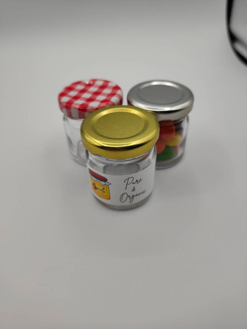 Thank You For Mini Jam Jar Labels Honey Marmalade Butter - Etsy