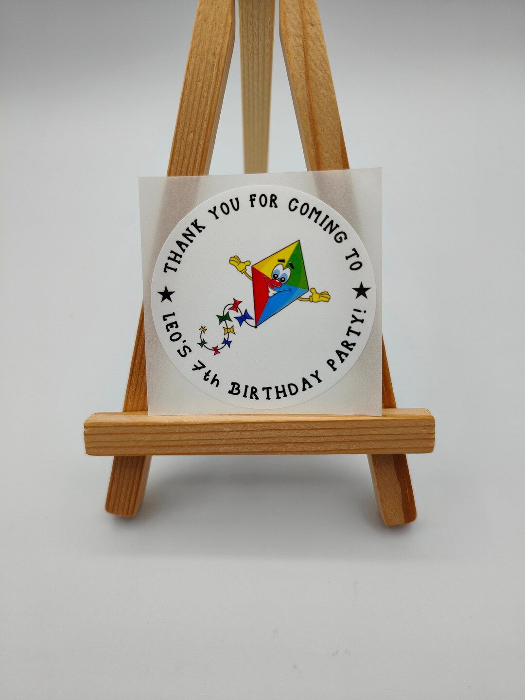 Kite Flying, Birthday Labels Stickers, Gift Bag Stickers, Celebration ...