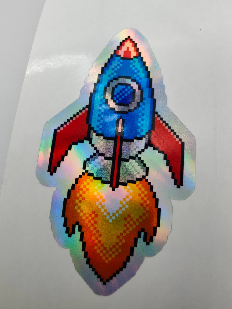 Retro Rocket Blast-off Take-off, Pixel Art, Retro Gaming, Space, Sky ...
