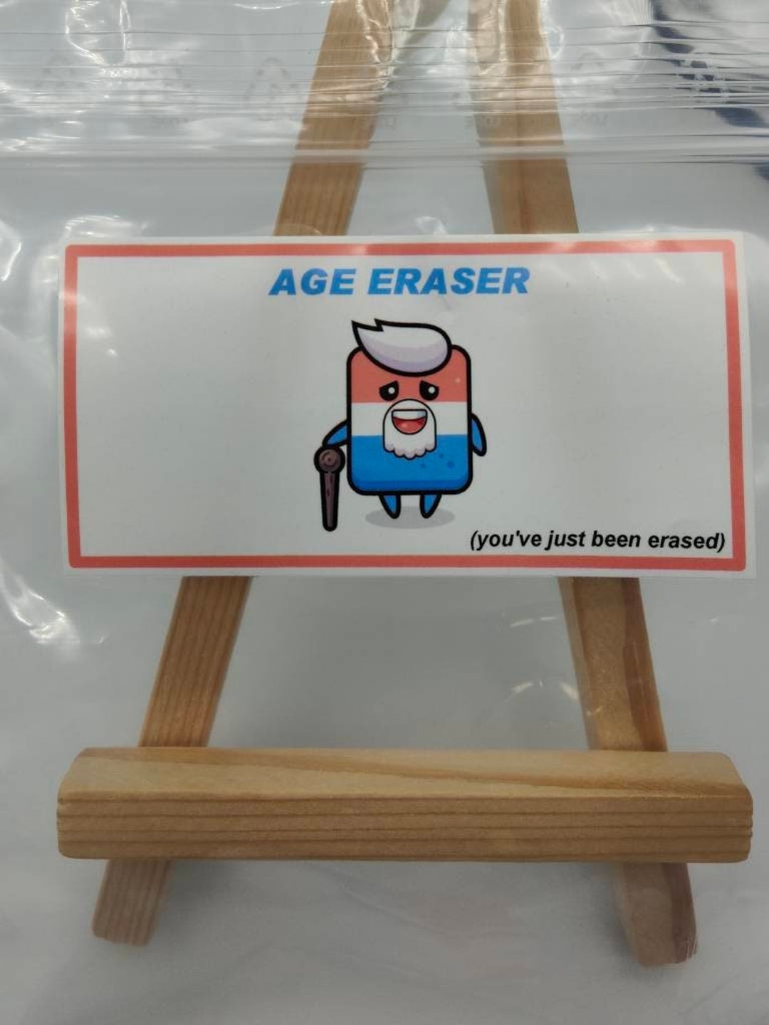 Age Eraser, Reverse Old Age, Practical Joke Labels, Christmas Joke ...