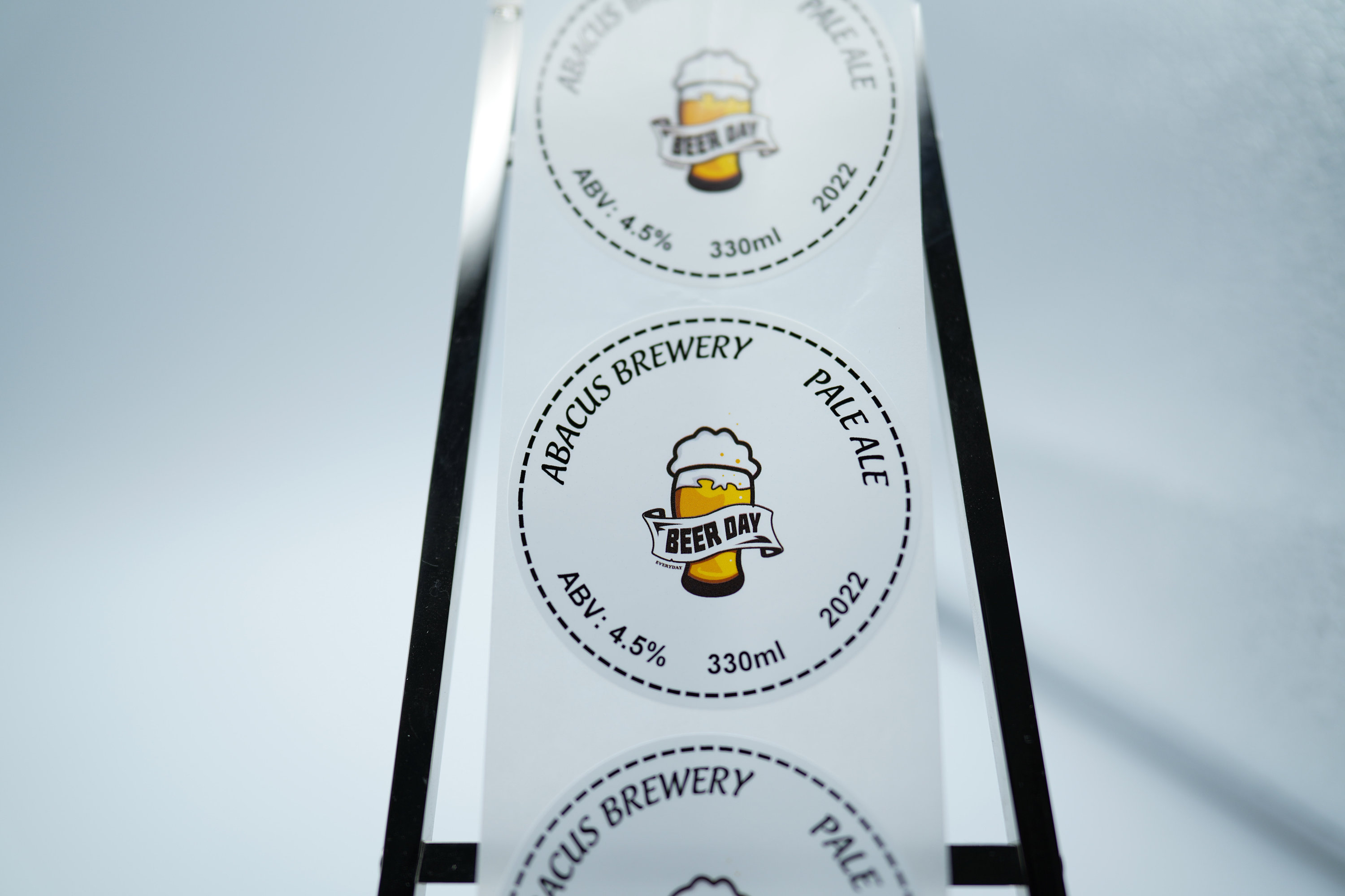 Rein Beer Labels White Premium Satin Gloss Poly Home Brew | Etsy