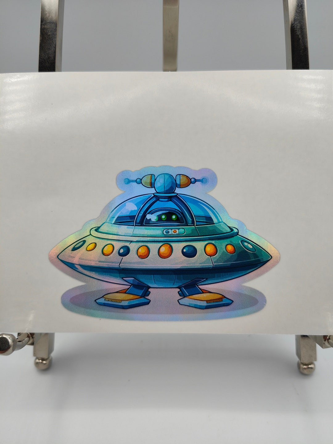Alien, Landed UFO, Flying Saucer, UAP, Alien Flying, Funny, Stickers ...