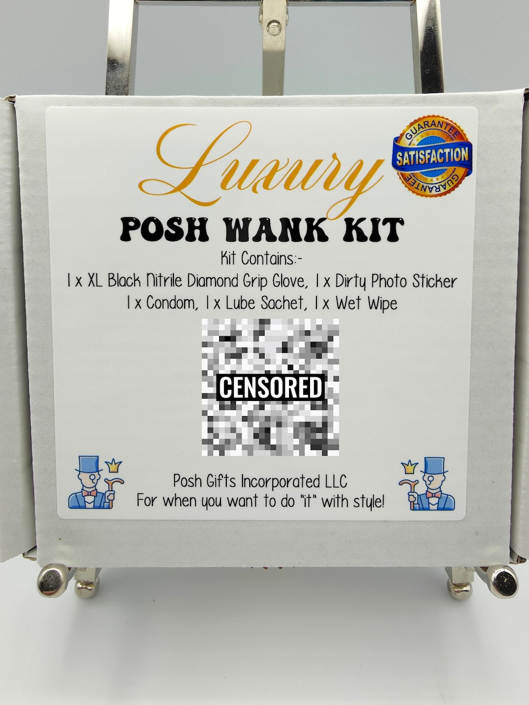 Luxury Posh Wank Kit, Funny Valentine's for Him, Joke, Gag, Adult Rude ...