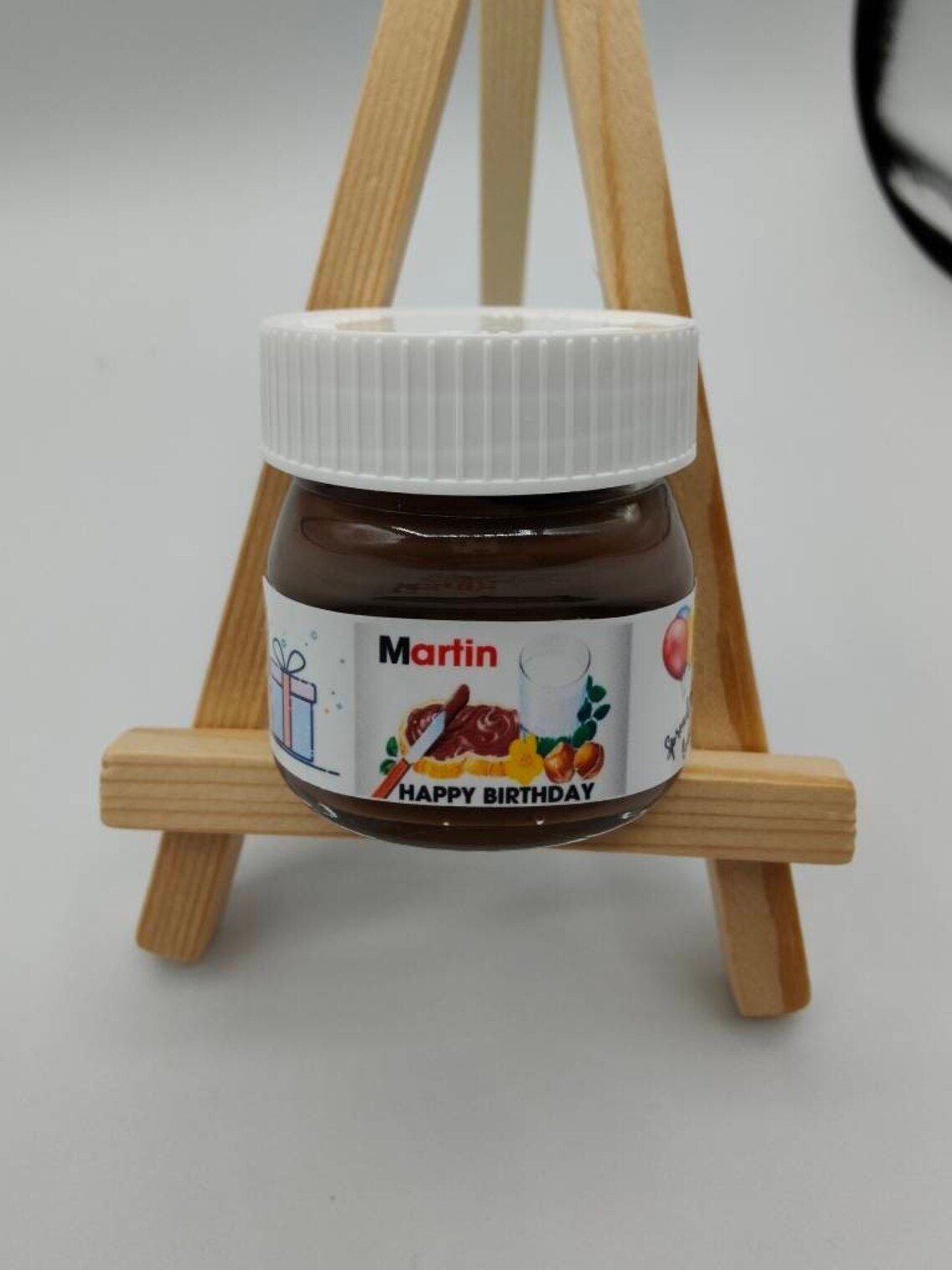 Birthday Mini Nutella Jar Labels Custom Personalised - Etsy