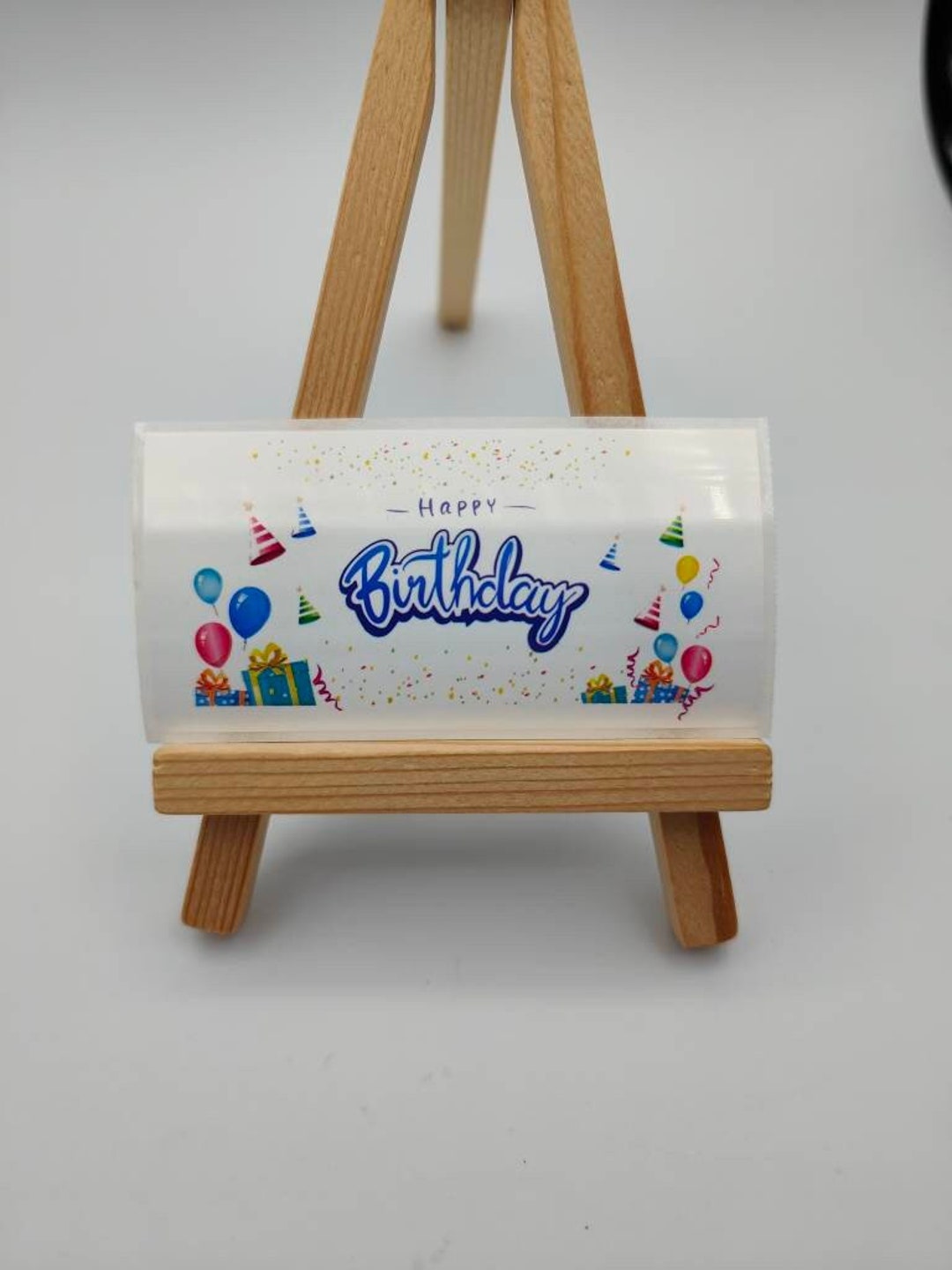 Happy Birthday, Stickers, Labels, Favors, Mini Champagne/prosecco ...