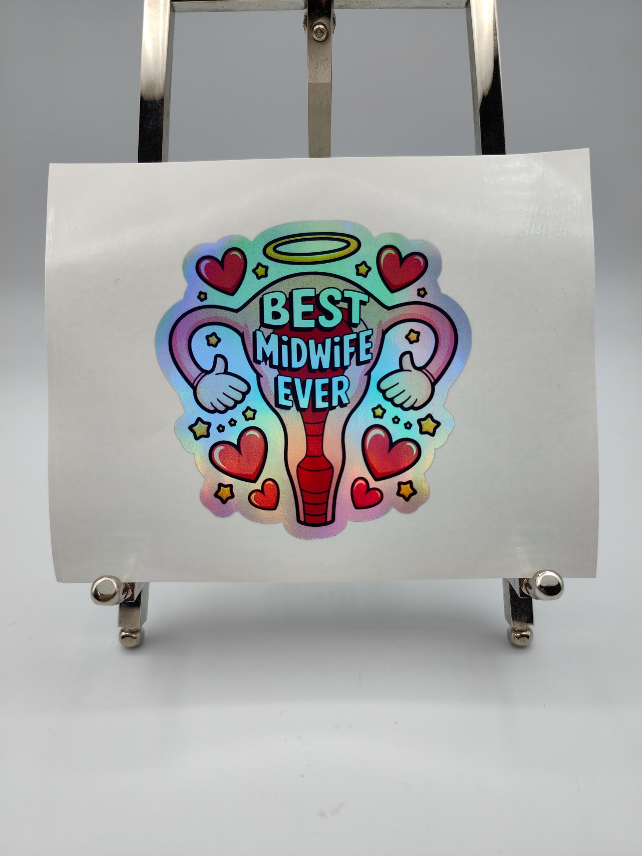 Best Midwife Ever, Hospital Baby Ward, Midwife Appreciation Sticker ...