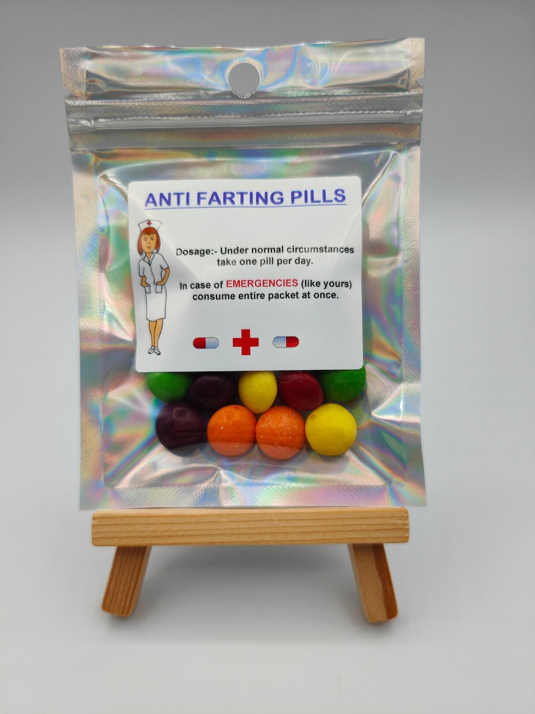 Fun Joke Anti Farting Pills, Funny Gag Gift, Sweets, Novelty, Cheeky ...