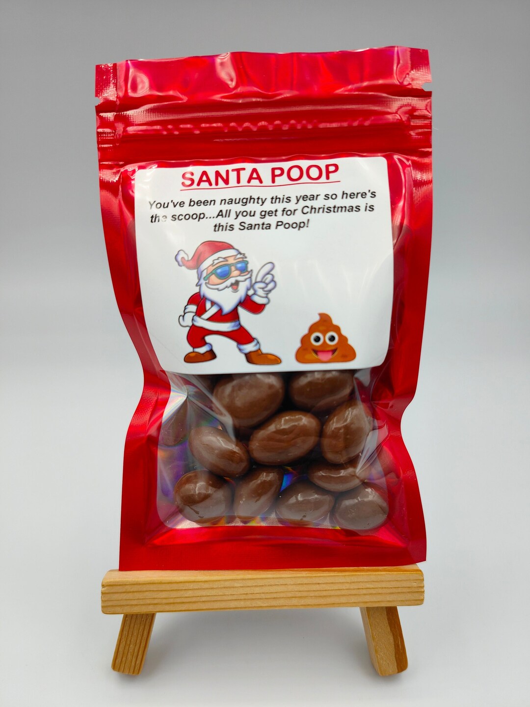 Santa Poop, Naughty List Gift, Stocking Fillers, Secret Santa, Favors ...
