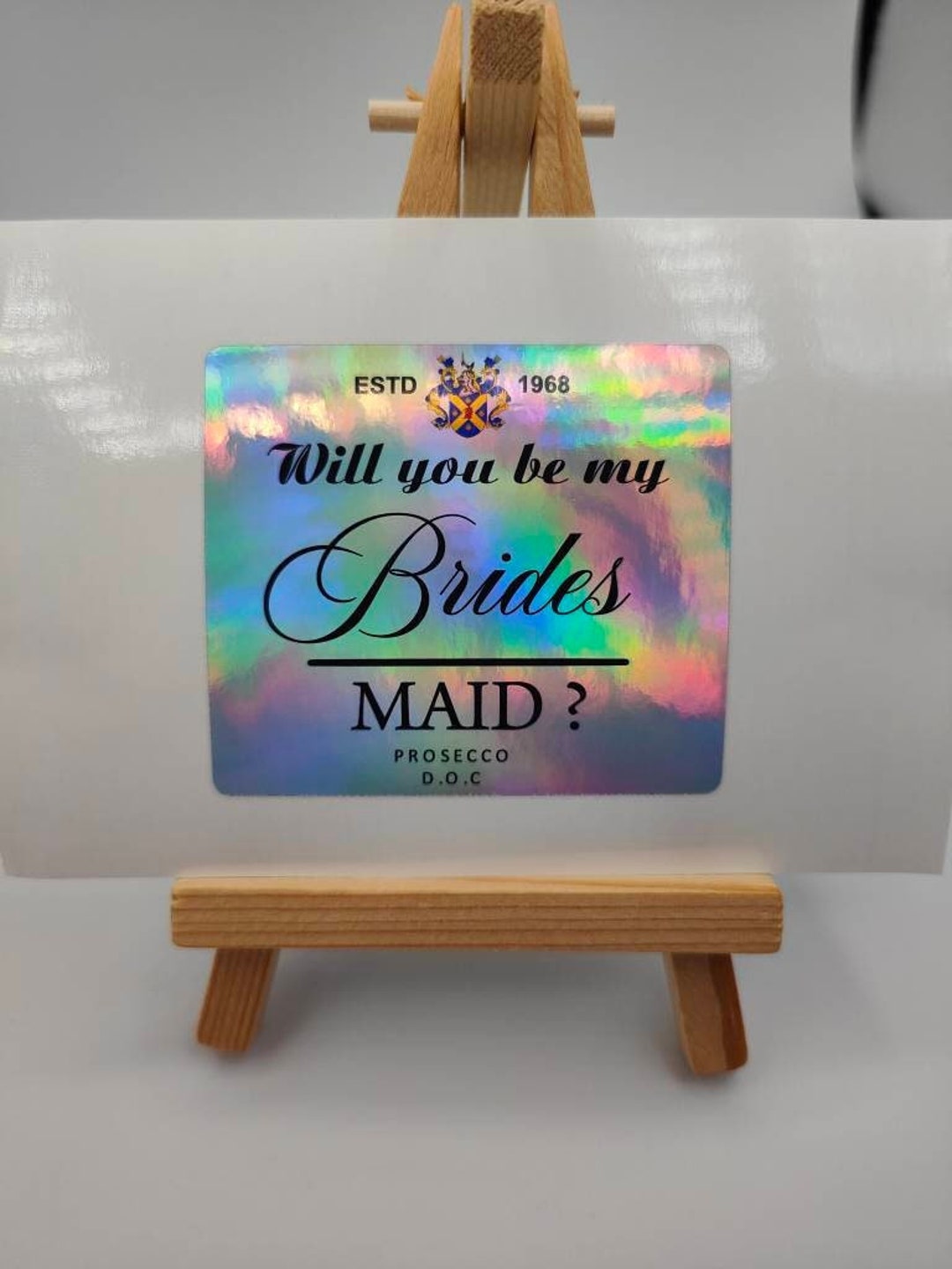 Bridesmaid Request Labels, Freixenet Wine Prosecco Bottle Custom Labels ...