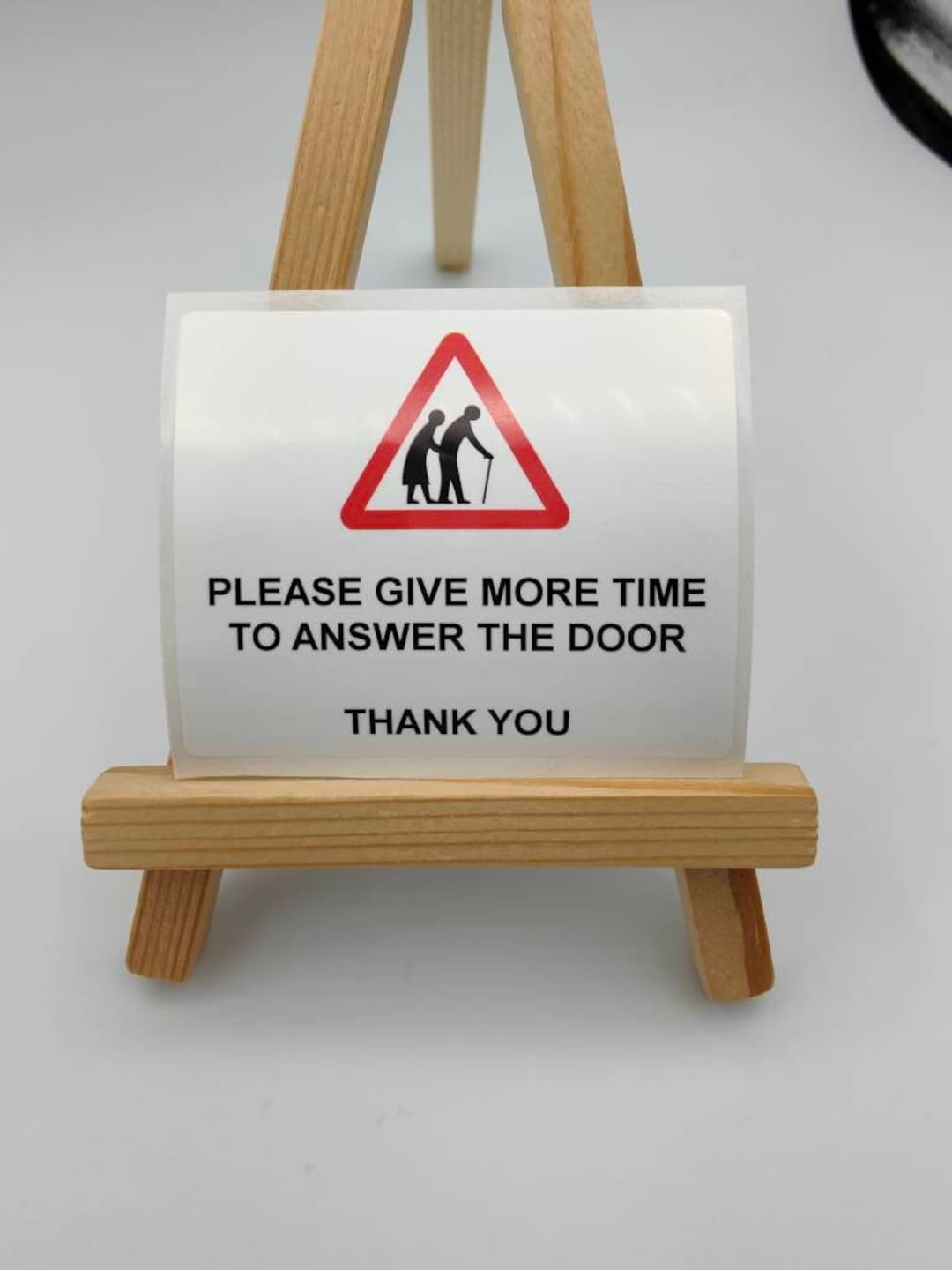 Please Give More Time to Answer Door, Disabled Sticker, Slow Person ...