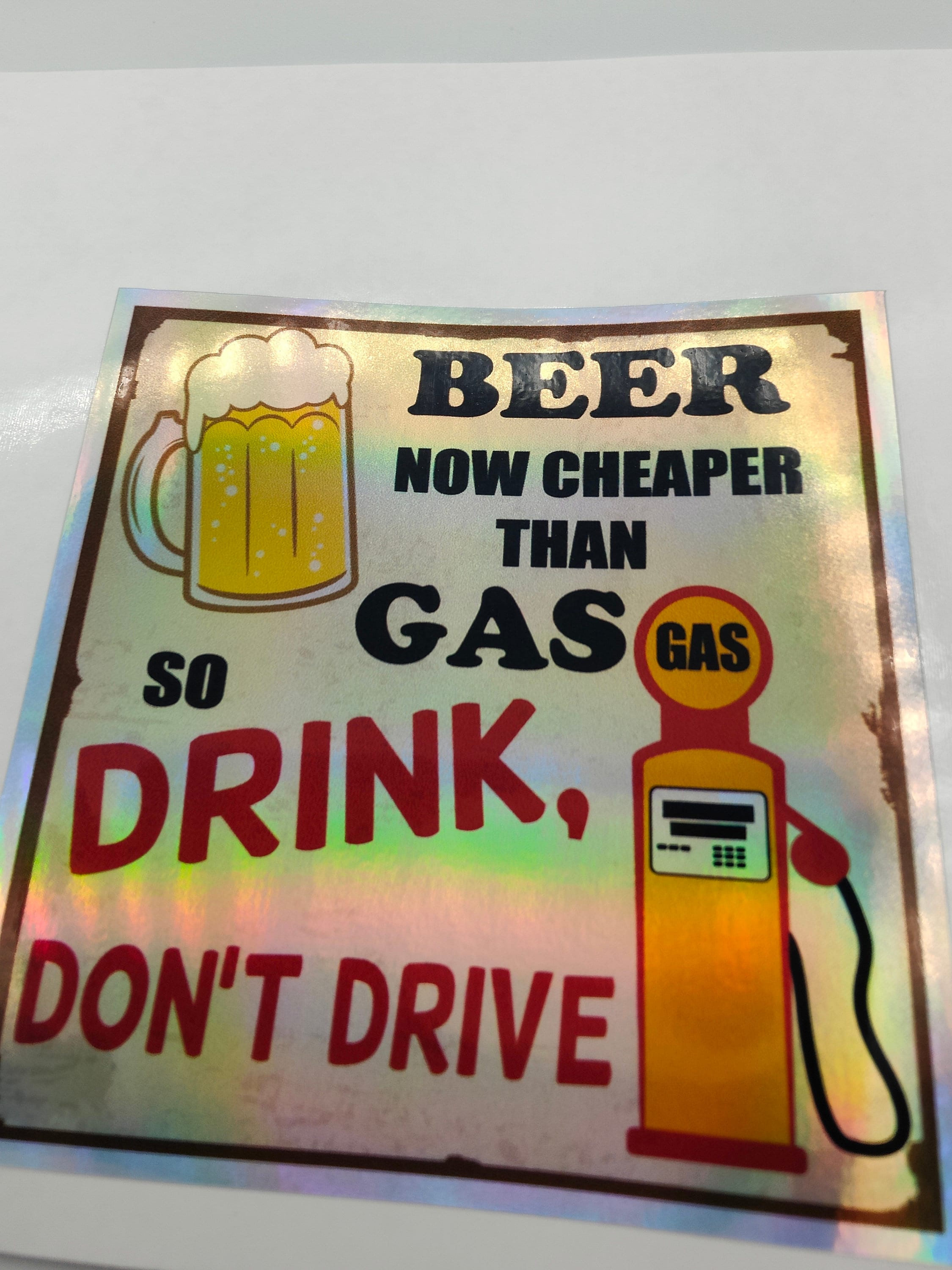 Beer Cheaper Than Gas, Funny Signs, Beers, Alcohol Prices, Drinks ...