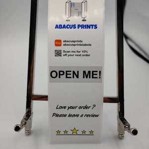 Package Box Seal Label Stickers, Custom, Personalised , Promotional ...