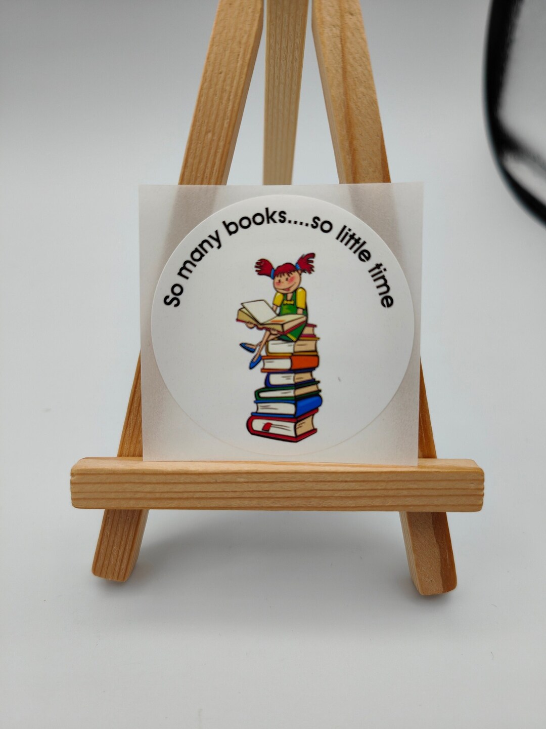 So Many Books, Library Books, Labels Stickers, Custom, White Premium ...