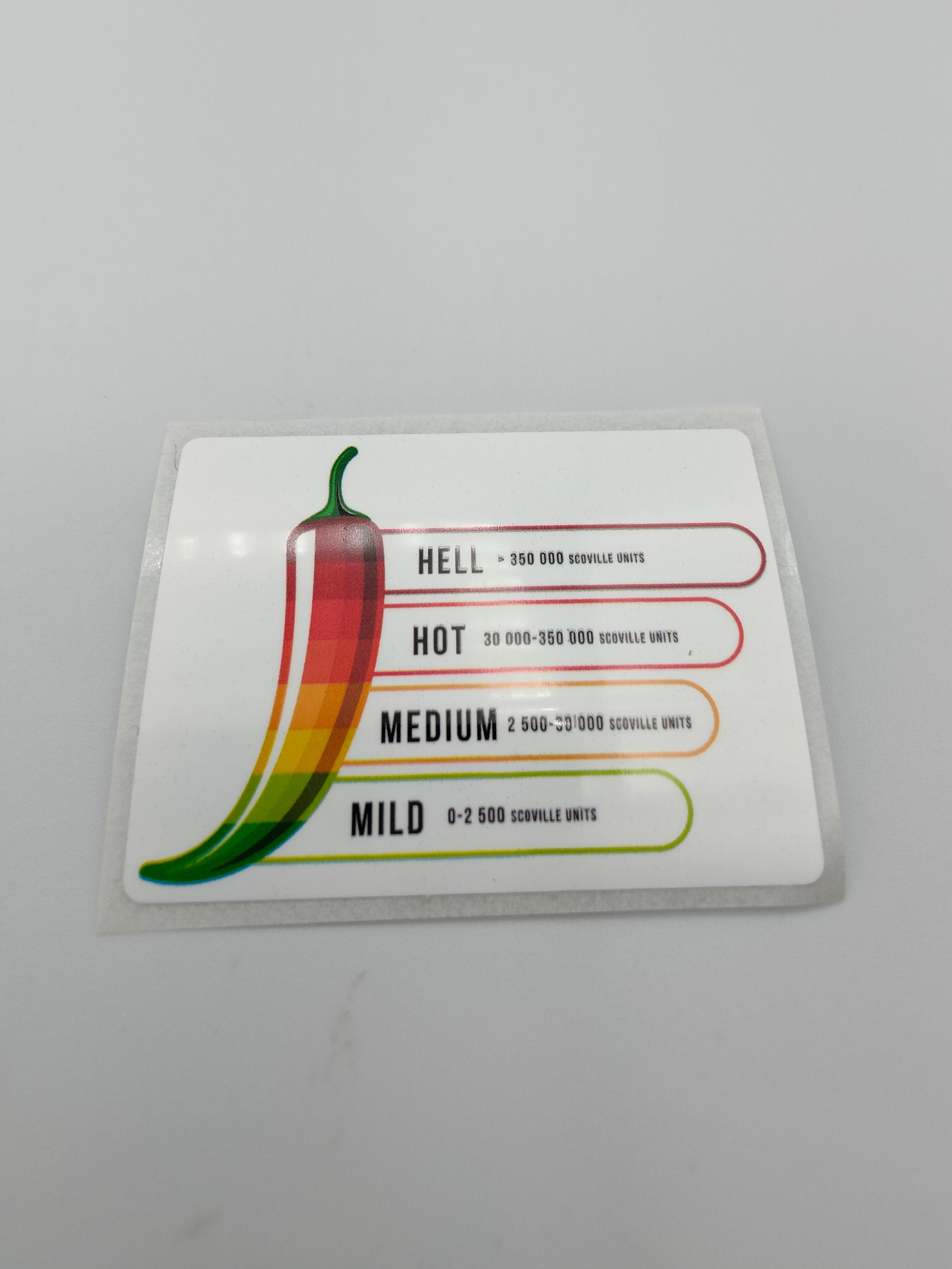Chilli Temperature Sticker Food Labels, Homemade, Chilli Temp, Cooking ...