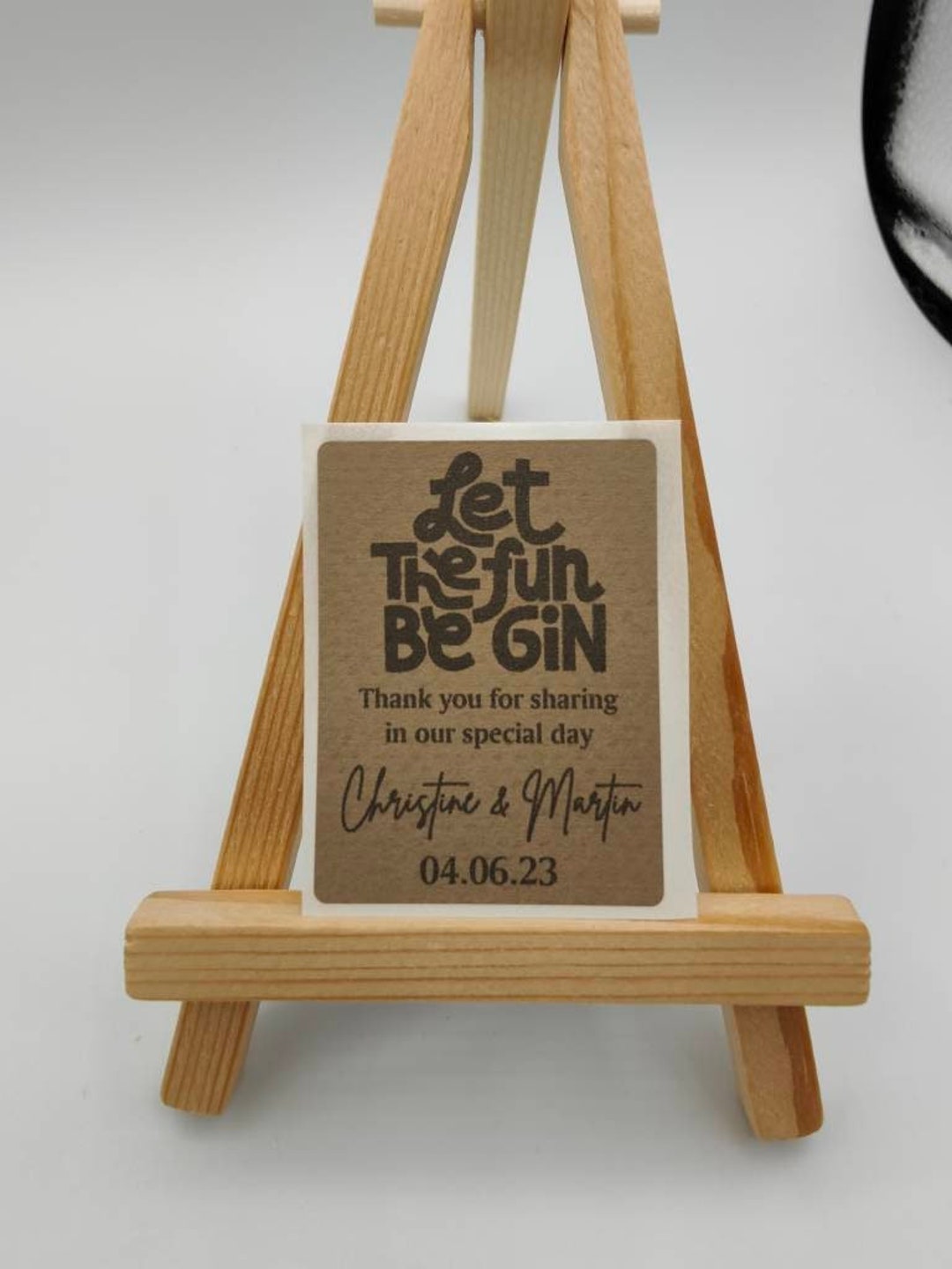 Let the Fun Be Gin, Stickers, Labels, Premium Kraft Labels, Gift Labels ...