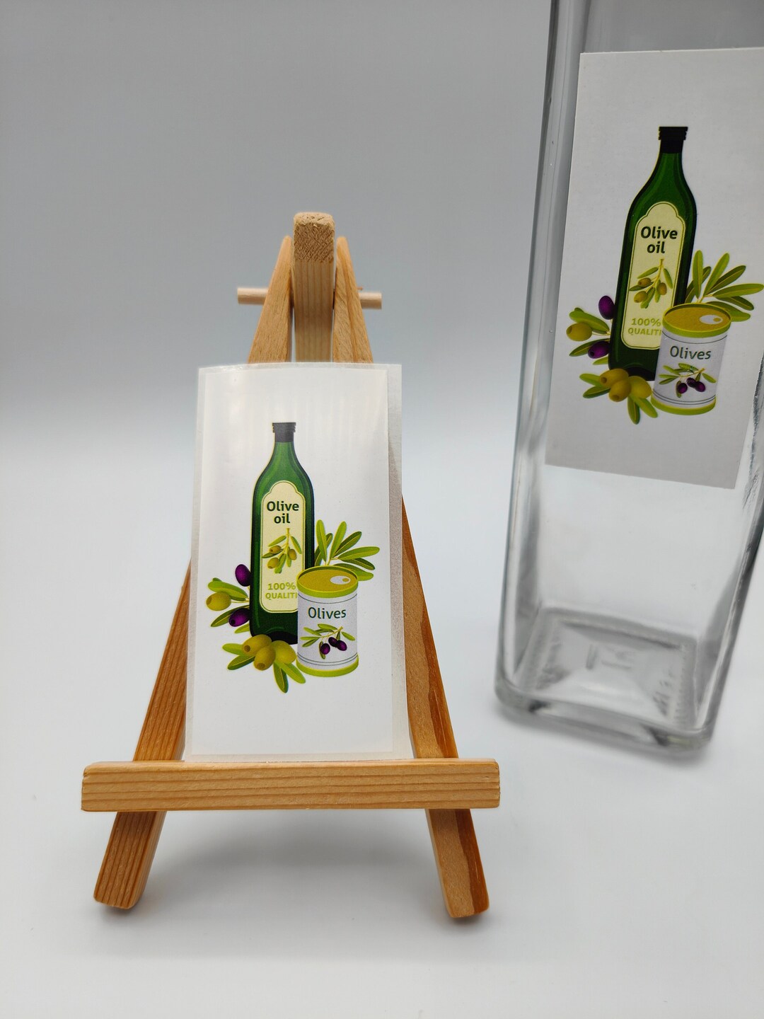 Olive Oil Stickers Labels for Bottles, Upcycle, Upcycling, Reuse ...