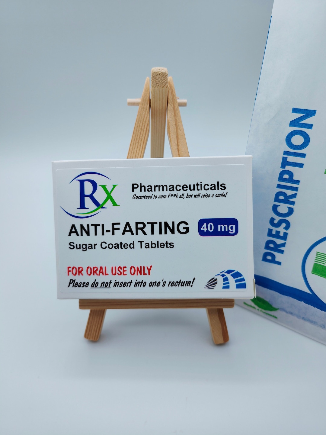 Joke Anti Farting Pills, Tablet Box, Prank, Funny Gift, Sweets, Novelty ...