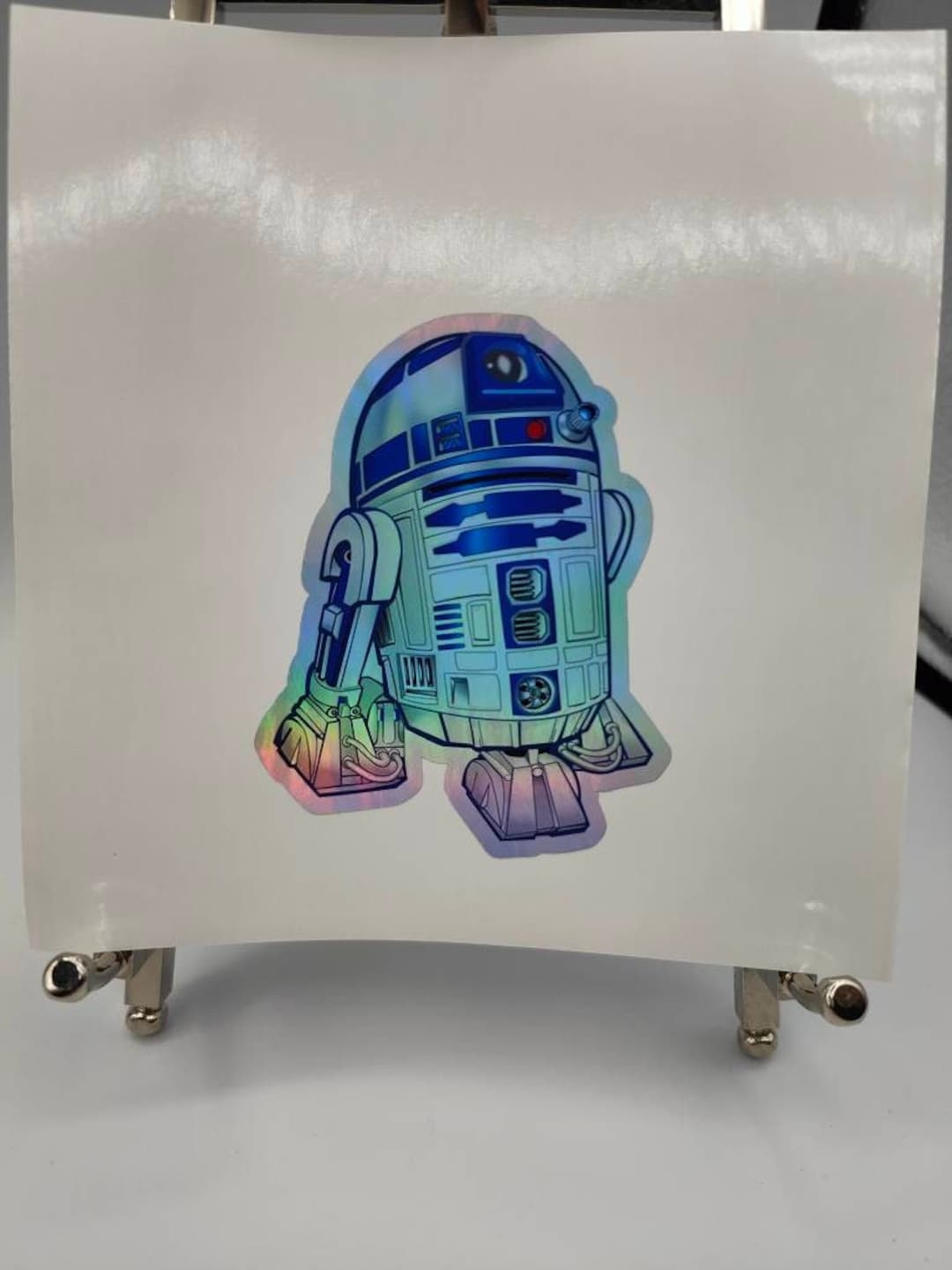 R2D2 Holographic Sticker, Star Wars Droid Sticker Labels, Movies, Films ...