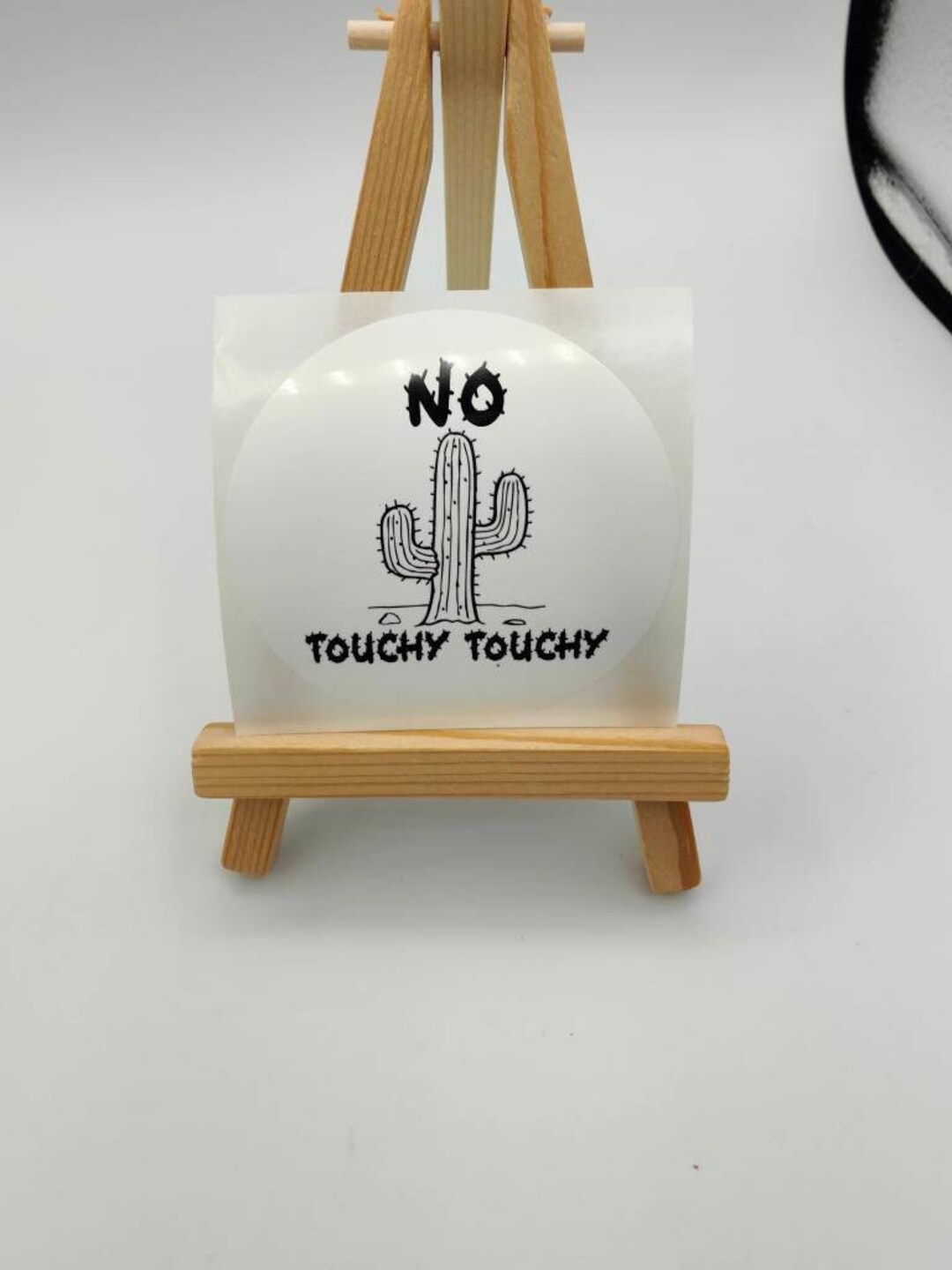 5 Sizes, No Touchy Touchy, Business Stickers, Packaging Product Sticker ...