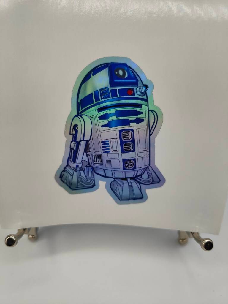 R2D2 Holographic Sticker Star Wars Droid Sticker Labels - Etsy