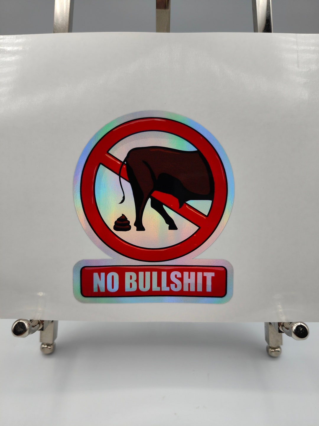 Warning No Bullshit Sign, Funny Signs, Office Signs, No Bullshit Zone ...