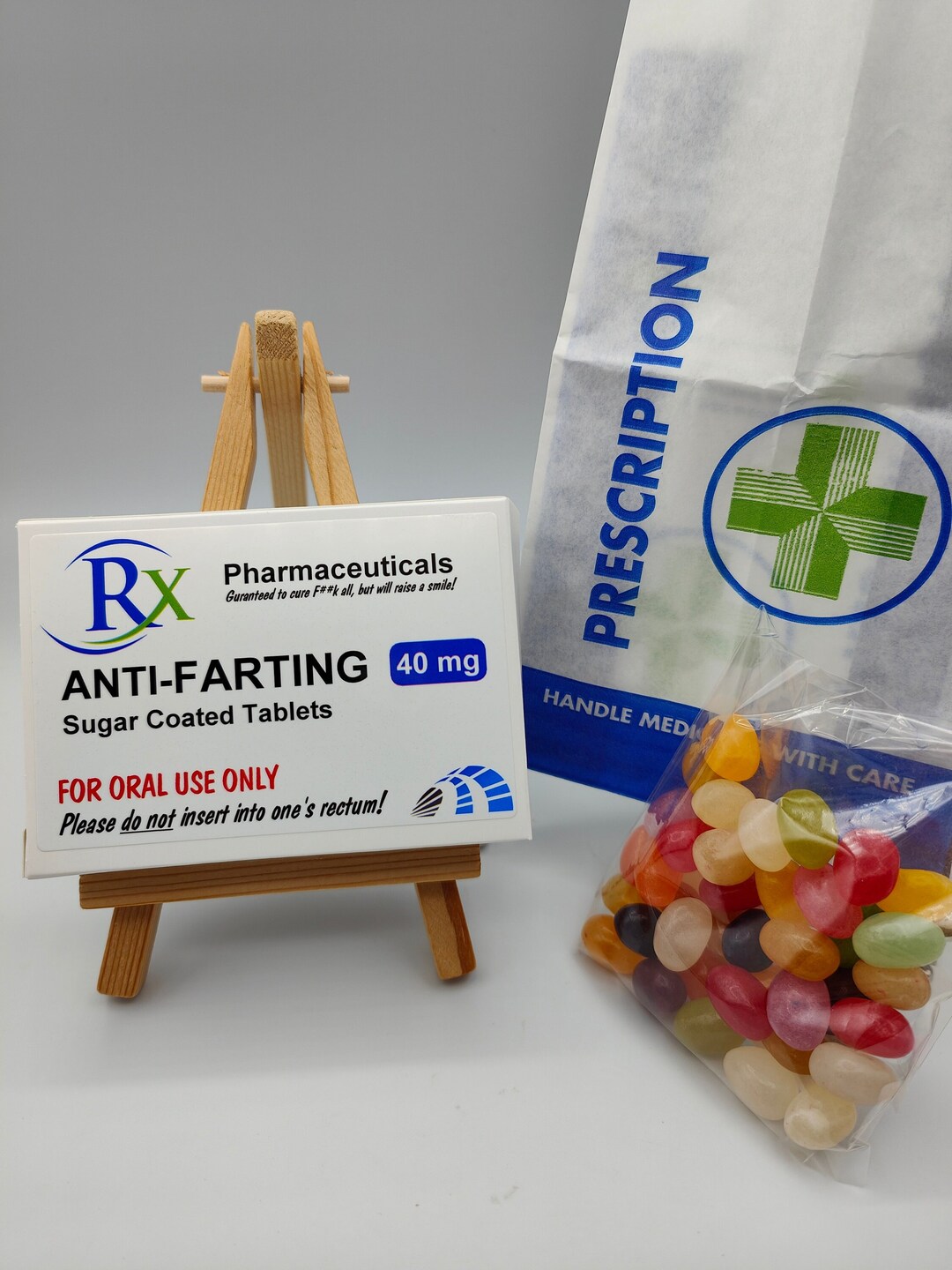 Joke Anti Farting Pills, Tablet Box, Prank, Funny Gift, Sweets, Novelty ...