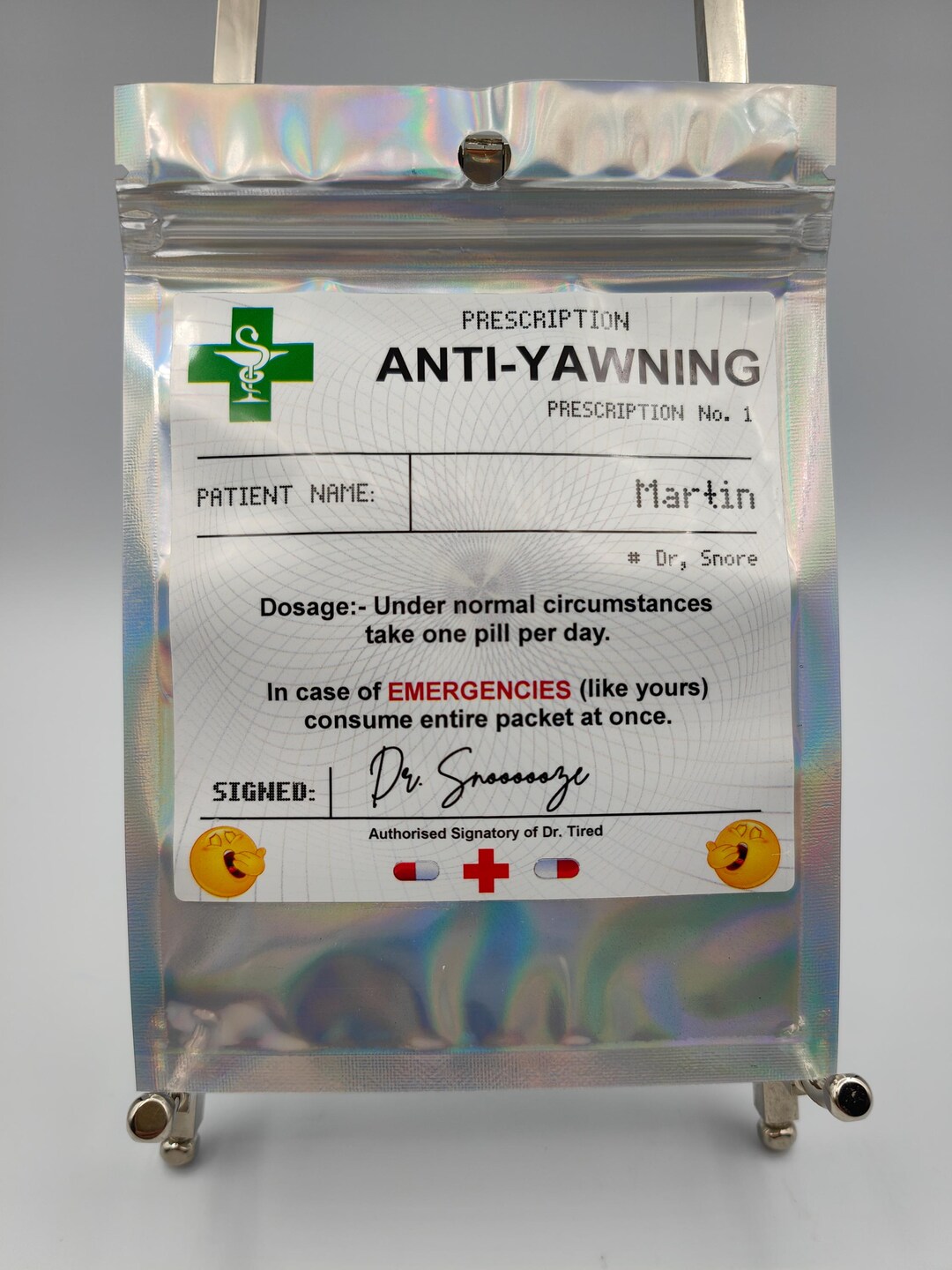 Joke Prescription Anti Yawning, Fill Your Own, Sweets, Fun, Yawning ...