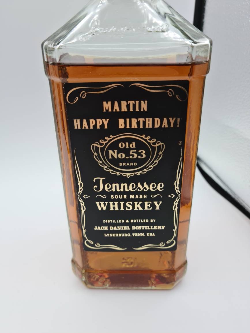 Labels Party Gift Alcohol Birthday Jack Daniels Personalised Custom ...