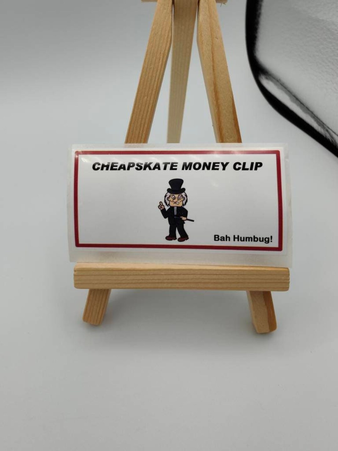 Cheapskate Money Clip, Scrooge, Tight Git, Practical Joke Labels ...